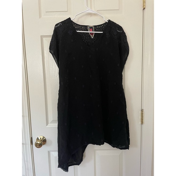 Johnny Was | Tops | Johnny Was Asymmetrical Trip Crochet Embroidered ...